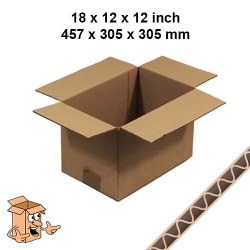 Removal boxes 18x12x12 inch single wall storage and postal boxes